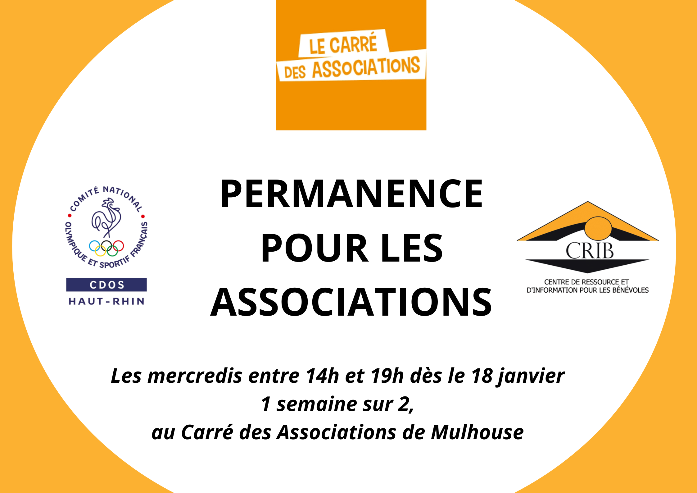 Mise en place d'une permanence pour les associations - CDOS 68